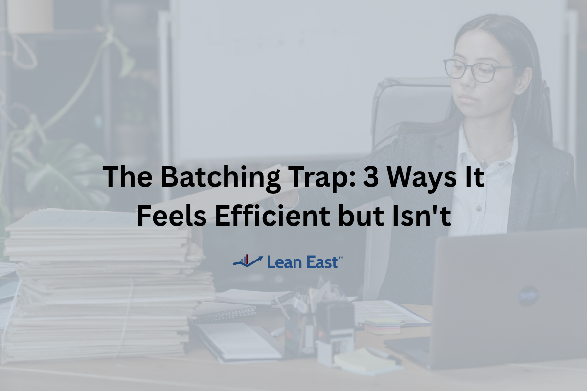 The Batching Trap: 3 Ways It Feels Efficient but Isn't - Lean East